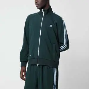 WALES BONNER X ADIDAS High-neck Zip-up Sweatshirt - Green