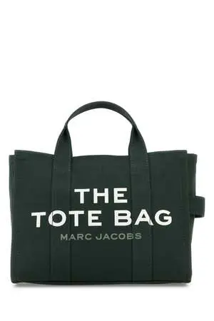 Marc Jacobs Medium Canvas Tote Handbag With Silver-tone Hardware