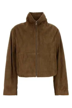 Nour Hammour Etienne Suede Jacket - Brown
