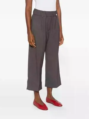 MY MYTHS Elasticated Cropped Trousers