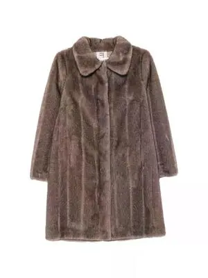 VALENTINI 1972 Faux-fur Coat - Brown