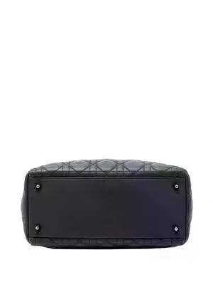 Dior 2011 Medium Lambskin Cannage Lady Satchel