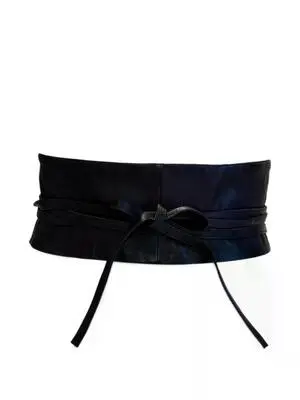 FURLING BY GIANI Geisha Tie-fastening Leather Belt