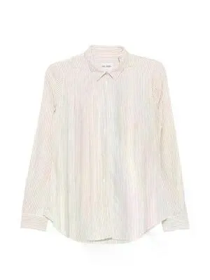 Fil Noir Striped Button-up Shirt - Neutrals