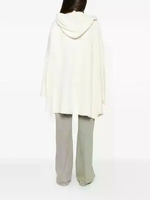 Liviana Conti Hooded Ribbed Long Cardigan