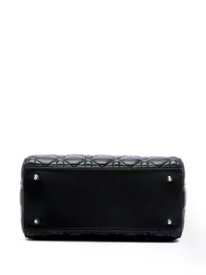 Dior 2007 Medium Lambskin Cannage Lady Satchel