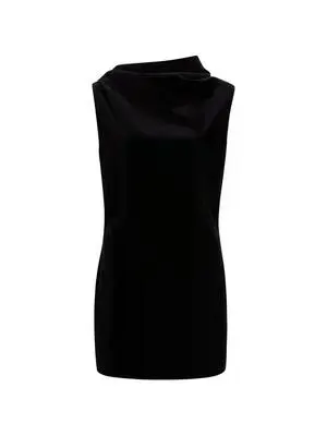 Khaite Asymmetric Mini Dress