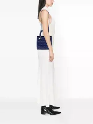 Dior 2015 Medium Patent Cannage Lady Satchel