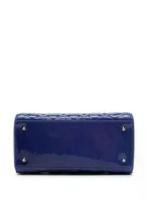 Dior 2015 Medium Patent Cannage Lady Satchel