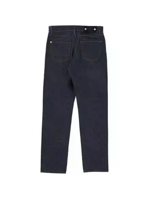 Stone Island J100005 Logo-patch Raw-denim Jeans