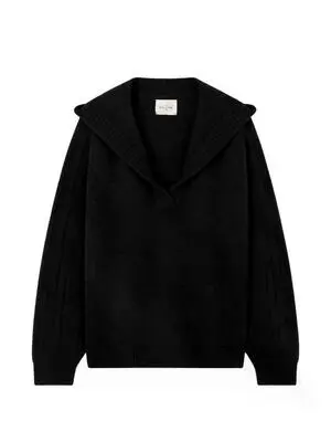 Le Kasha Bihar Sailor-collar Sweater - Black