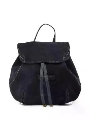 GIANNI CHIARINI Violette Suede Backpack - Blue