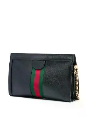 Gucci 2016-2026 Small Calfskin Web Ophidia Chain Crossbody Bag
