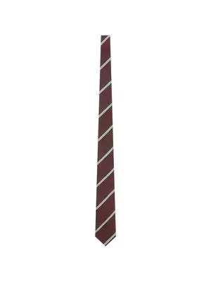 PERSONALITY Striped Tie - Red