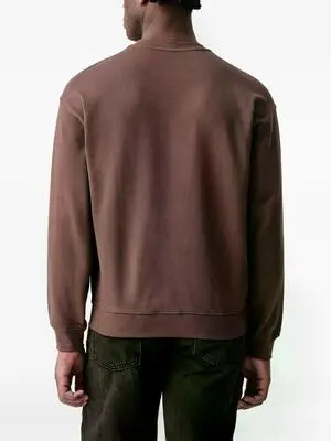 BENETTON Logo-embroidered Crew-neck Sweater
