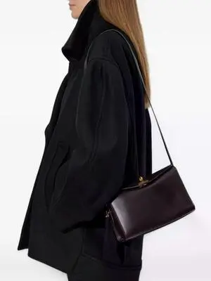 Balenciaga Le 7 Shoulder Nano Bag In Raisin
