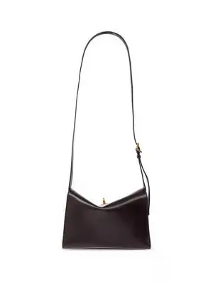 Balenciaga Le 7 Shoulder Nano Bag In Raisin