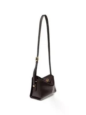 Balenciaga Le 7 Shoulder Nano Bag In Raisin