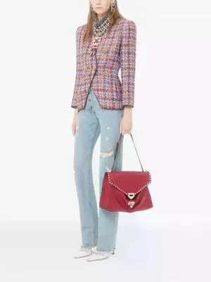Valentino Garavani Rockstud Maxxing Medium Shoulder Bag In Smooth Calfskin