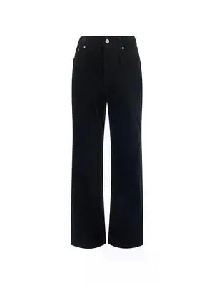 DUNST Straight-leg Trousers - Black