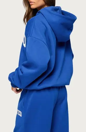 EDIKTED Crush Oversized Graphic Hoodie