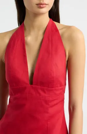 HELLO MOLLY Wardrobe Priority Halter Minidress