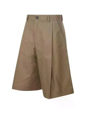 Sibel Saral Pleated Bermuda Shorts