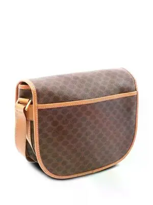 Celine 2013 Macadam Coated Canvas Crossbody Bag