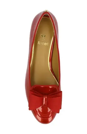 J. Reneé Kori Bow Flat - Red