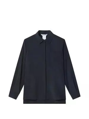 Max Mara Chest-pocket Long-sleeve Shirt - Blue