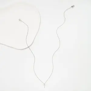 STARFISH PROJECT Faithful Sterling Classic Cross Necklace