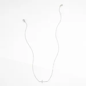 STARFISH PROJECT Radiant Cross Necklace Silver