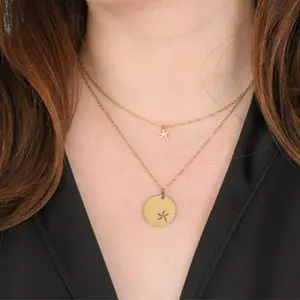 STARFISH PROJECT Community Starfish Pendant Necklace Set - Gold