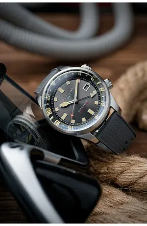 SPINNAKER Bradner Gmt Automatic Bracelet Watch - Grey