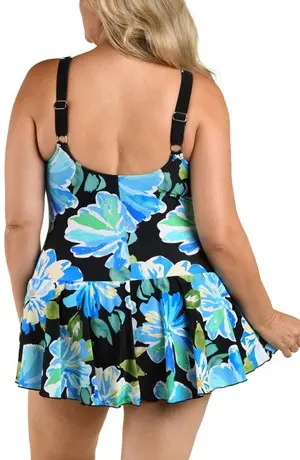 MAXINE OF HOLLYWOOD Belize Breeze Full Coverage Swimdress