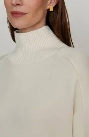 Varley Celia High Neck Crop Sweatshirt