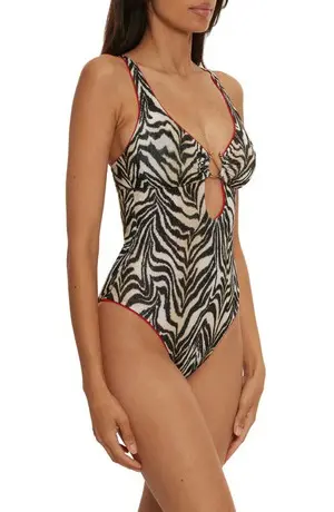 BECCA By Rebecca Virtue Plunge One-piece Swimsuit