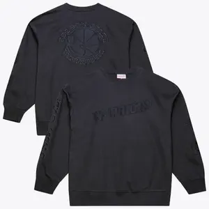 Mitchell & Ness Golden State Warriors Phantom Fleece Sweatshirt - Black