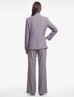 Koton Long Sleeve High Neck Asymmetric Wrap Blazer