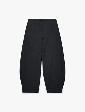 Koton High Rise Barrel Trousers