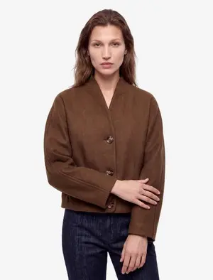 Koton Long Sleeve Varsity Collar Bomber Jacket