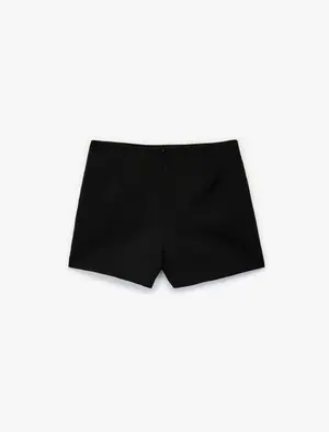 Koton Slim Draped Wrap Mini Skort