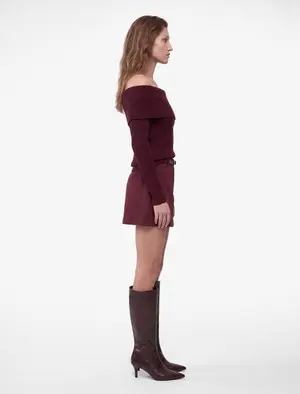 Koton Slim Fit A-line Mini Skort With Belt
