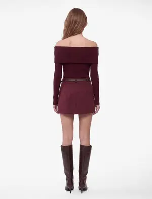 Koton Slim Fit A-line Mini Skort With Belt