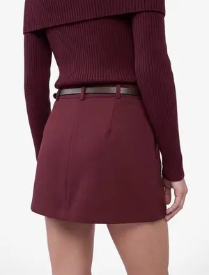 Koton Slim Fit A-line Mini Skort With Belt