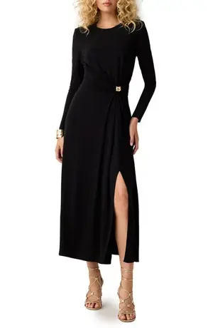 Ramy Brook Piper Long Sleeve Maxi Dress