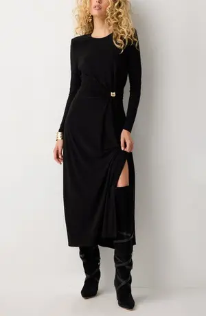 Ramy Brook Piper Long Sleeve Maxi Dress