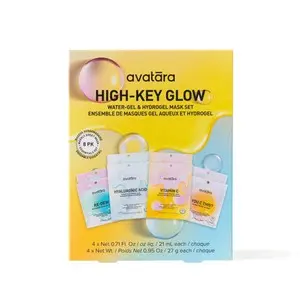 AVATARA SKIN High-key Glow Hydrogel Face Mask 8-pack