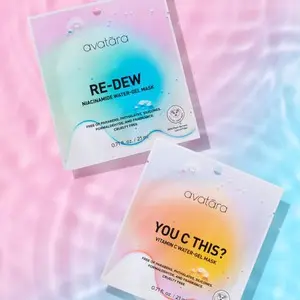 AVATARA SKIN High-key Glow Hydrogel Face Mask 8-pack