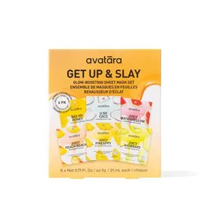 AVATARA SKIN Get Up & Slay Face Mask Variety 6-pack - None